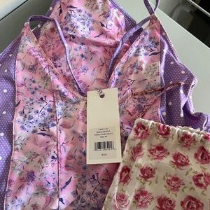 LoveShackFancy | Swim | Loveshackfancy Purple Pansy Shailee One Piece ...